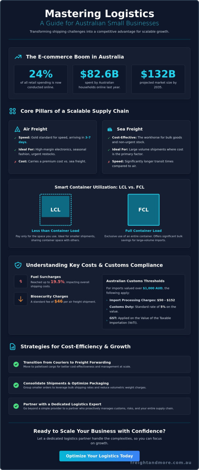 Logistics for Small Business in Australia: The 2026 Strategic Guide
