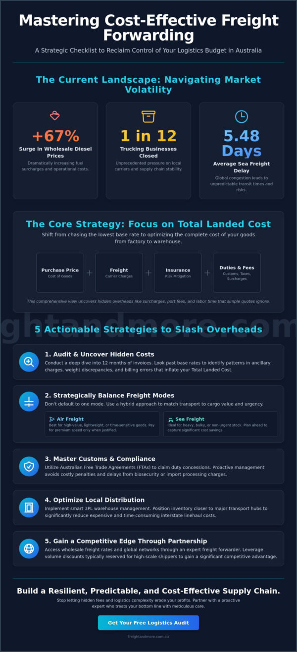 Cost-Effective Freight Forwarding in Australia: The 2026 Strategic ...